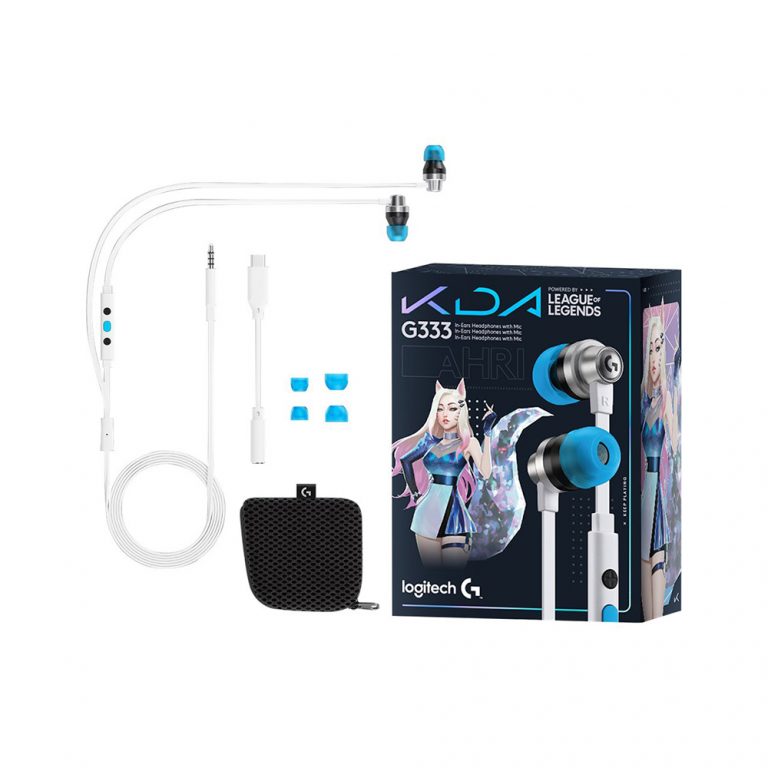 Logitech G G333 K/DA Gaming Earbuds In-ear Headphones 981-000983 ...